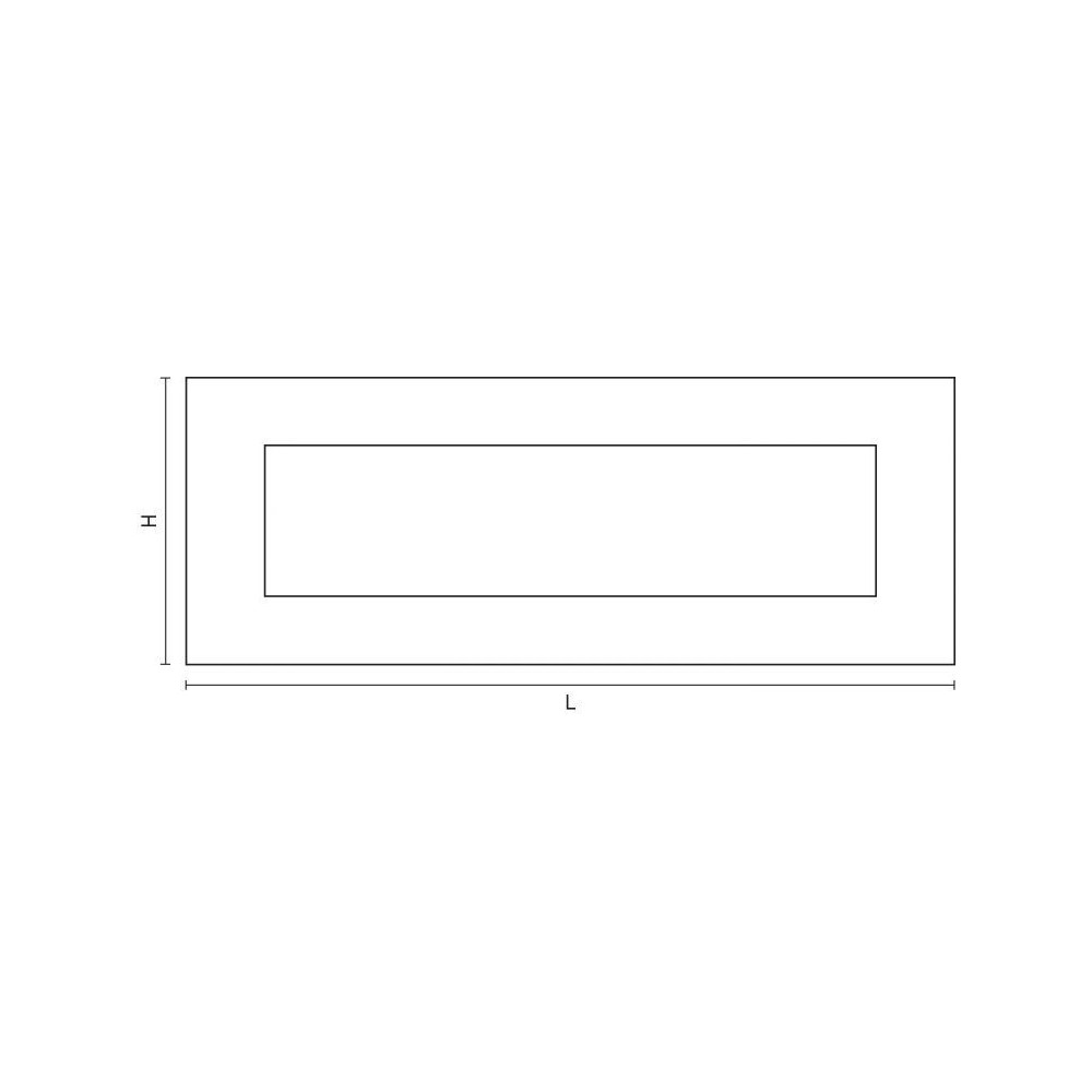 CROFT Flush Letter Plate 5000