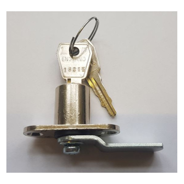 Lowe & Fletcher 19mm Tambour Lock 5811 (with 3mm cranked cam) set c/w ...