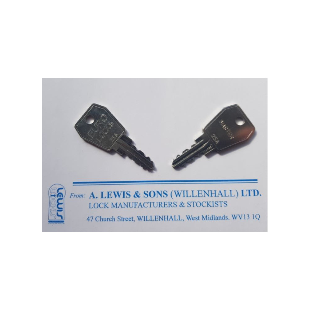 Genuine Lowe & Fletcher (Eurolocks) 25A Master Key