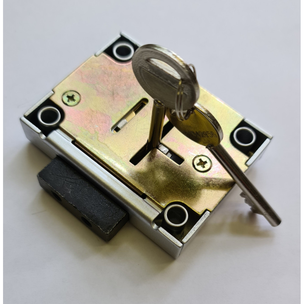 993 Safe Lock 60x80mm with 3 way keyhole