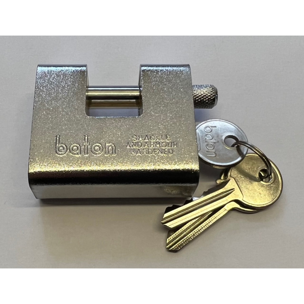 Baton 770-FB 60mm Armored Sliding Shackle Block padlock for containers
